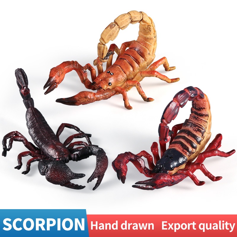 Scorpion Figurine Realistic Plastic Scorpion Arthropod Figurine ...
