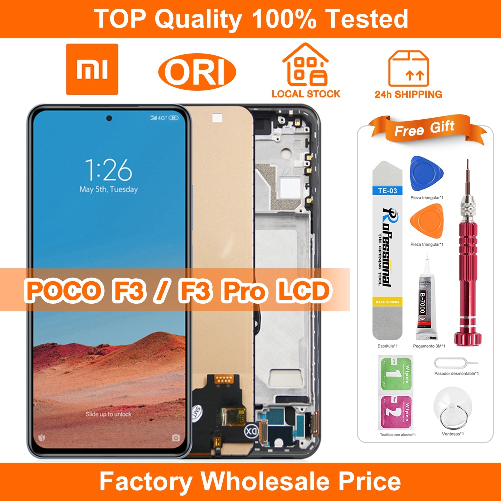 Original For XIAOMI POCO F3 LCD /F3 PRO/REDMI K40/K40 PRO/K40 PRO PLUS/MI 11i/MI 11X PRO LCD ...
