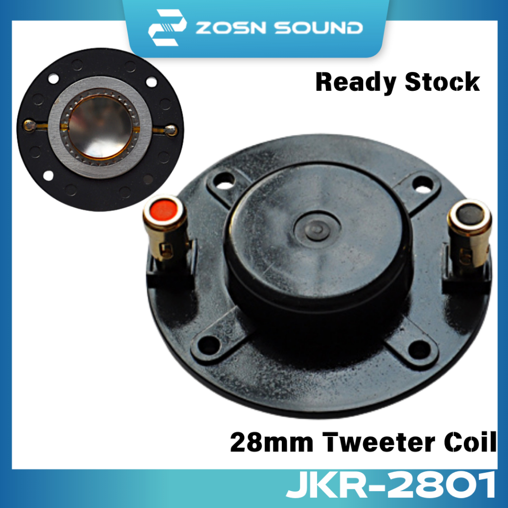 [ZS Audio] 28mm Tweeter unit Titanium Film Voice Coil Speaker unit (JBL ...