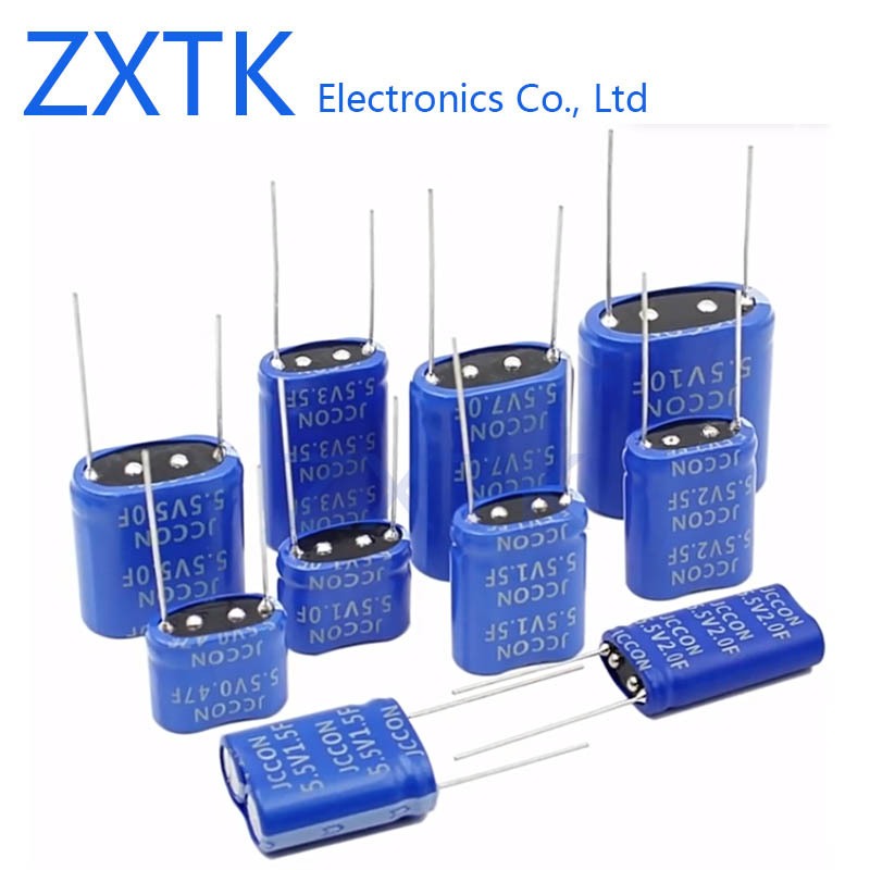 Capacitor Supercapacitor 5.5V 0.47F/1F/1.5F/2F/2.5F/3.5F/5F/10F Direct ...