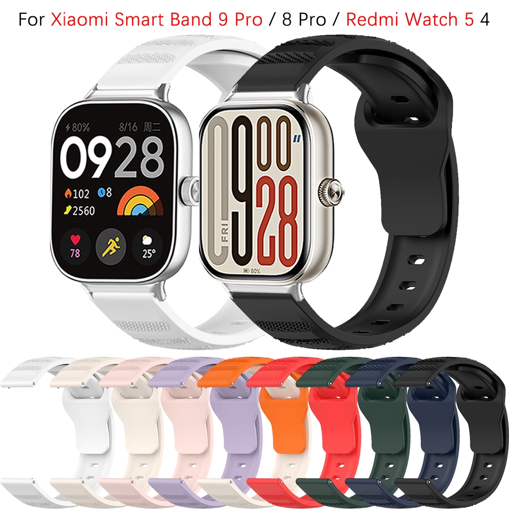 Silicone Band For Xiaomi Smart Band 9 Pro / 8 Pro Smart Watch Soft ...