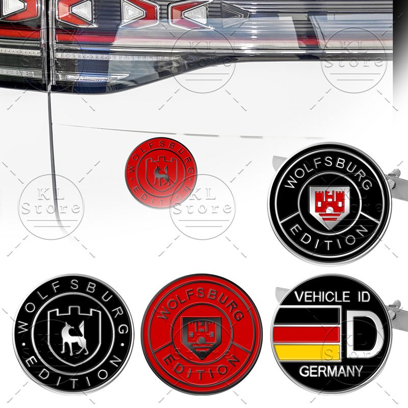 3D Metal Germany Wolfsburg Edition Logo Car Rear Trunk Emblem Sticker ...