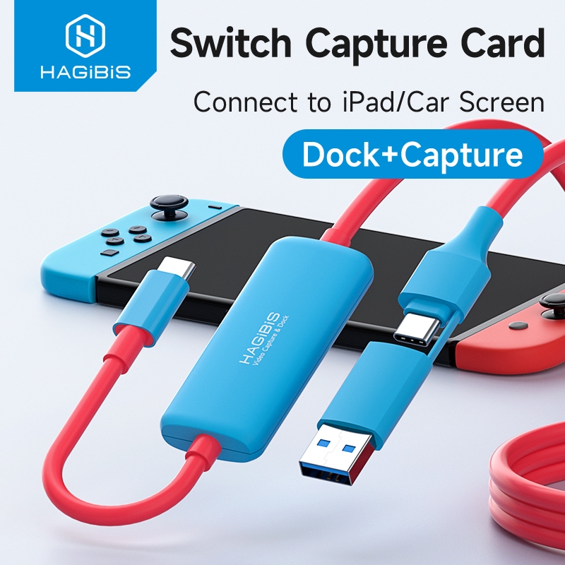 Hagibis USB3.0 Video Capture Card With 100W PD USB C to USB A/USB C ...