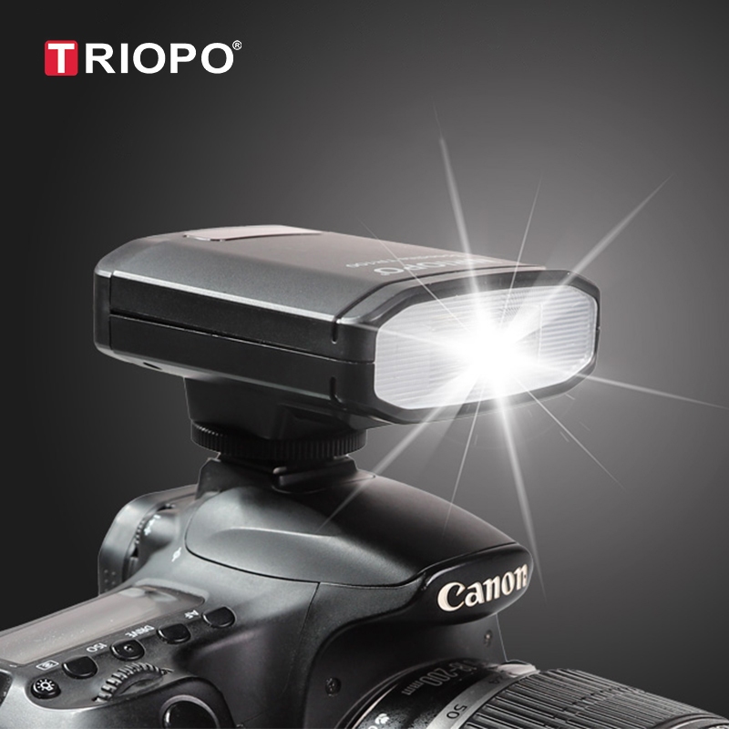 TRIOPO TR100 Camera Flash Light Mini Speedlite Universal Hot Shoe Mount ...