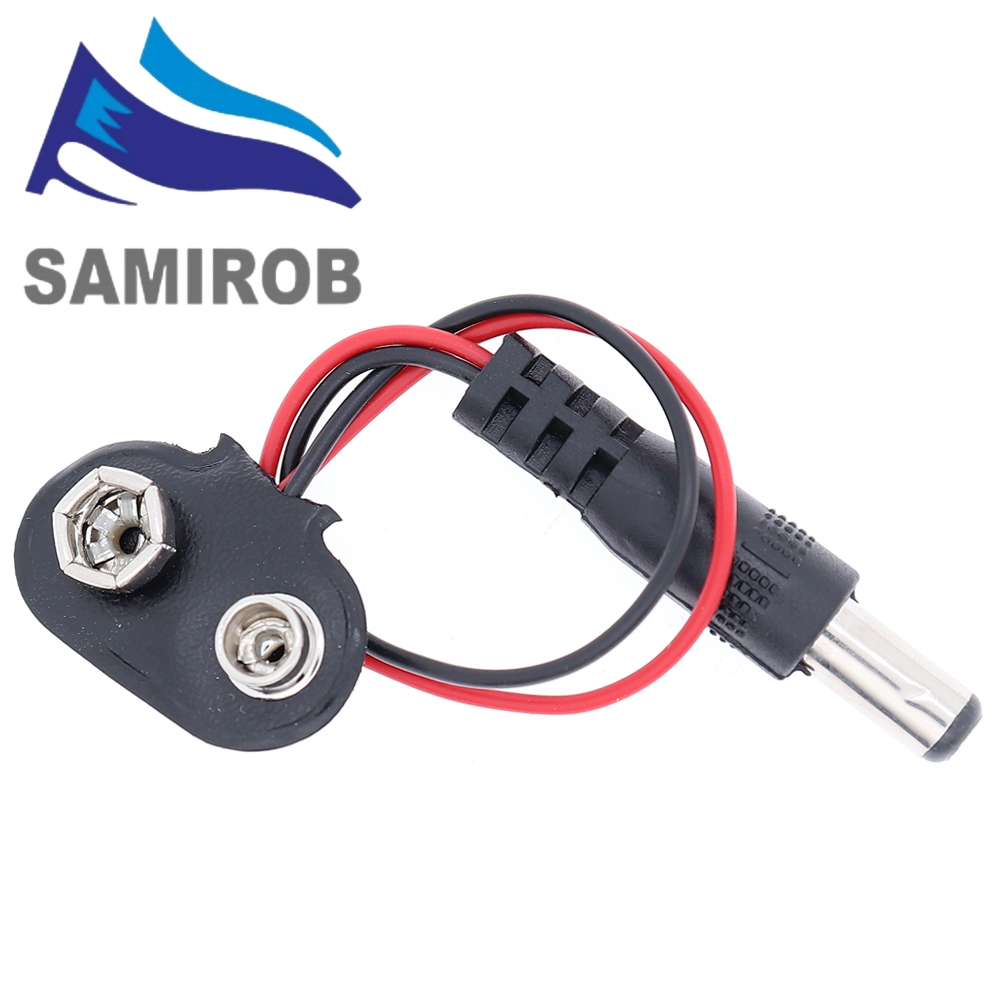 90 DC 9V Battery button power plug for Arduino Mega 2560 1280 UNO R3 ...