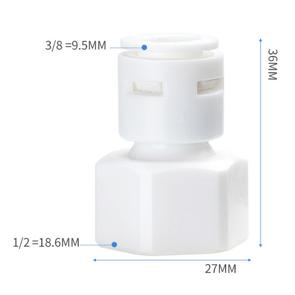 Water Purifier Connector Accessories 3/8 to 1/2 Internal Thread Brand ...