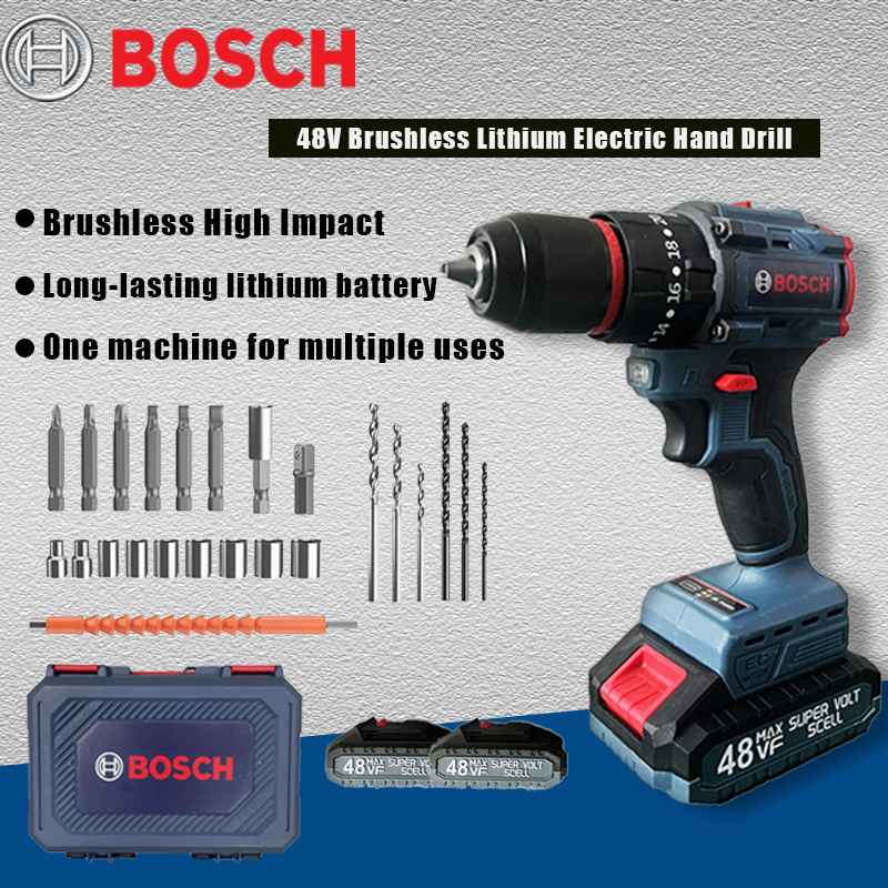 Bosch professional electric drill rechargeable lithium battery electric ...