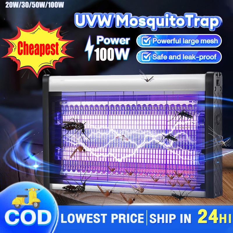Electric Pest Killer 20W / 30W / 50W / 100W UV 灭蚊器 Lamp Flying Fly ...
