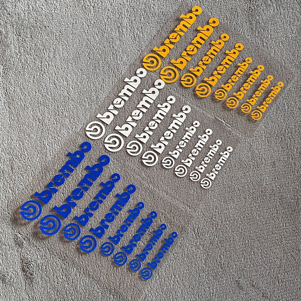 High Temperature Reflective Side Labels Custom Body Stickers Brembo ...