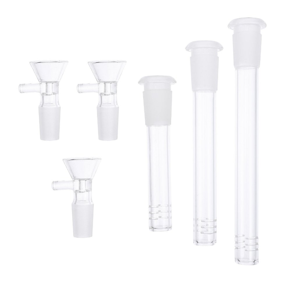 Ready Stock 6pcs Glass Stem Pipes Laboratory Equipment Glass Pipe ...