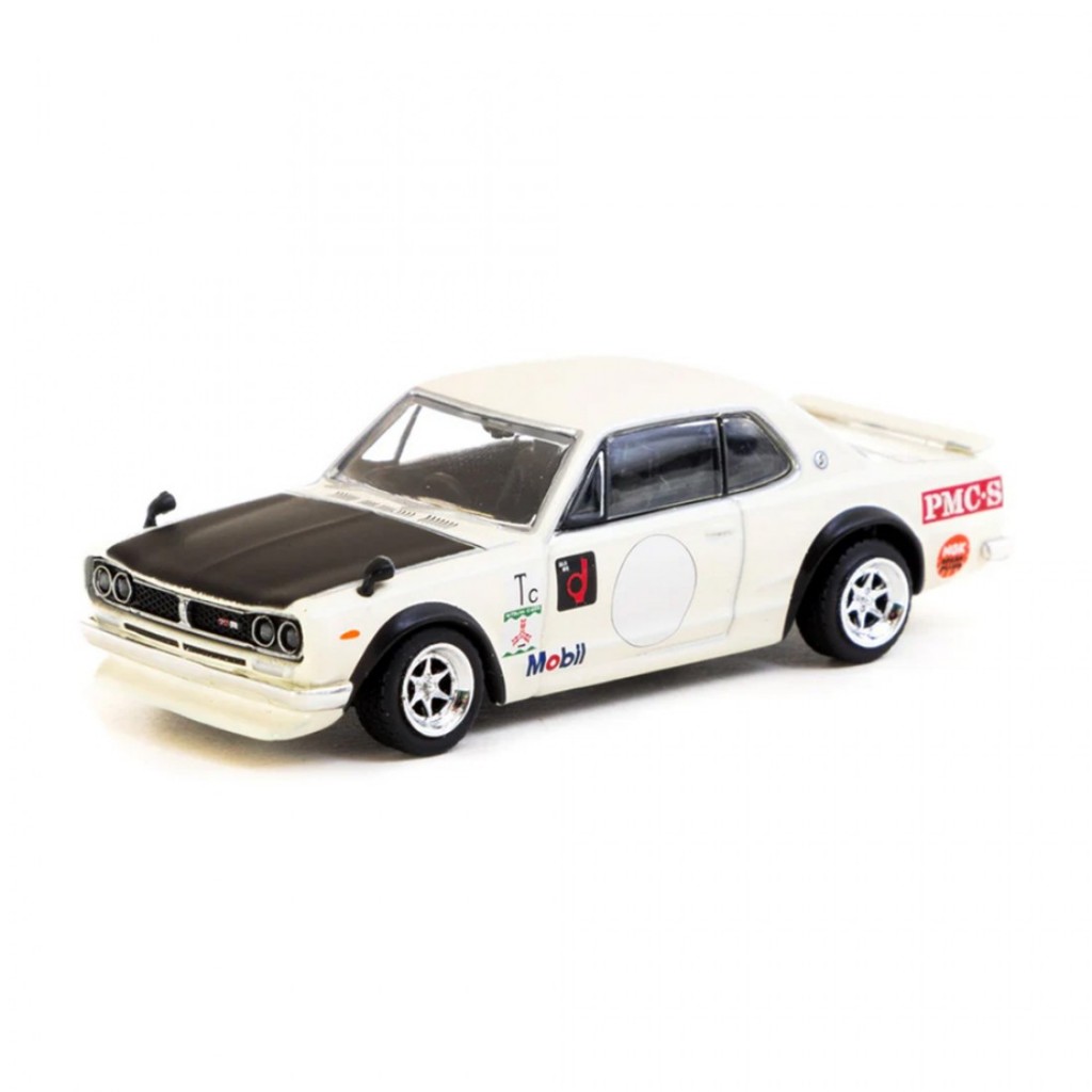 Tarmac Works T64G-043-WH2 1/64 Nissan Skyline 2000 GT-R KPGC10 White Lamley Special Edition ...