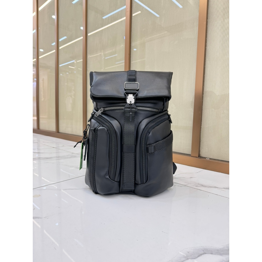 Tumi/tumi932759 Alpha Bravo Series Logistics Full Leather Backpack ...