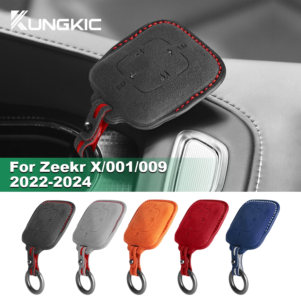 For ZEEKR X 009 001 Car Key Case Suede Cover Shell Protector ...
