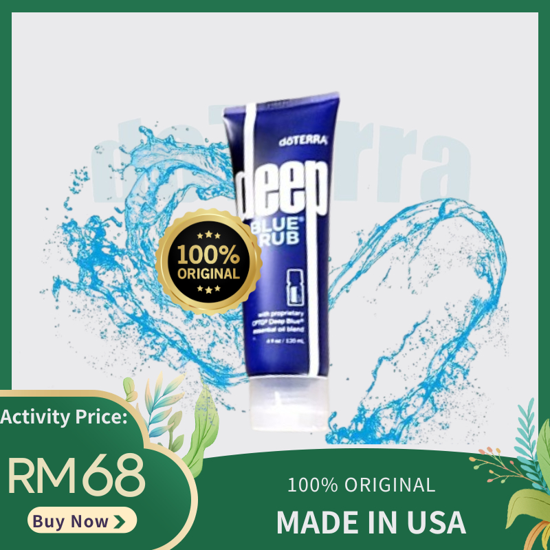 100%Original doterras Deep Blue Rub 120ml, Muscle Pain Relief Topical ...