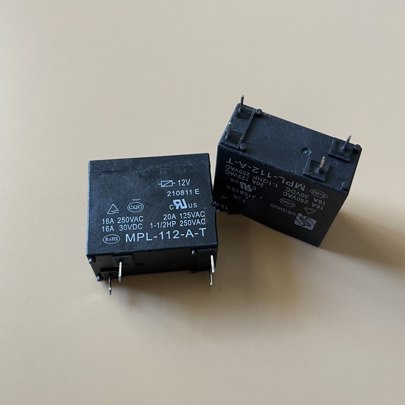 Mini Relay MPL-112-A-T 12VDC 4 Pins 16A 12V Small Relay | Shopee Malaysia