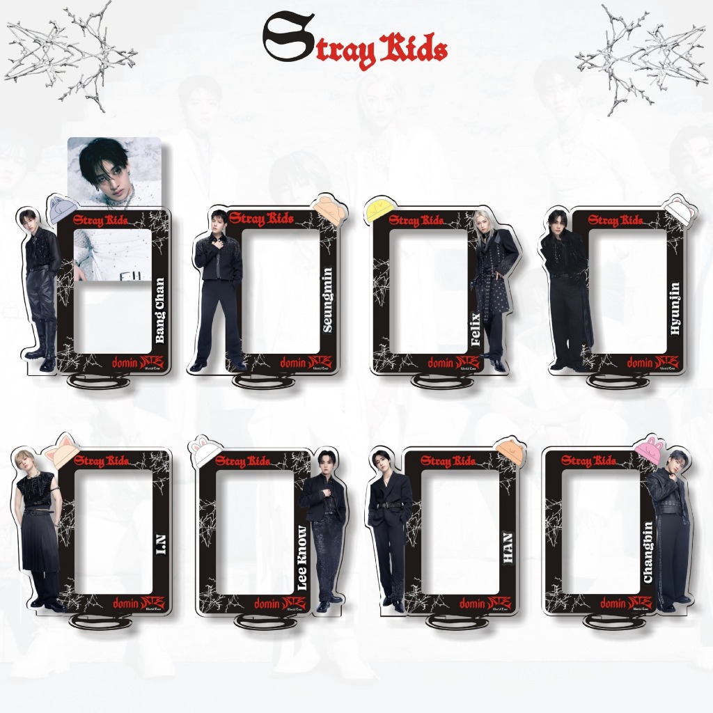 STRAY KIDS ATE Acrylic Stand STRAY KIDS Photo Frame Type Figure Stand ...