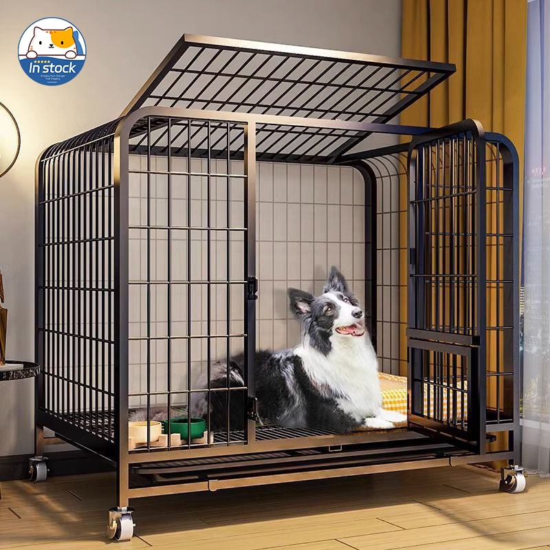 Durable Pet Cage,Square tube Dog Cage,Large size small dog cage/with 4 ...