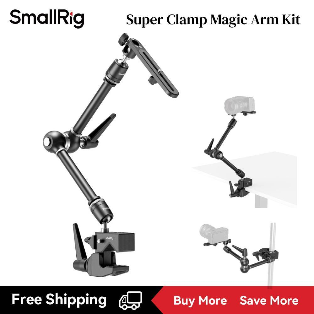 SmallRig Friction Magic Arm Camera Mount with Super Clamp and Camera ...