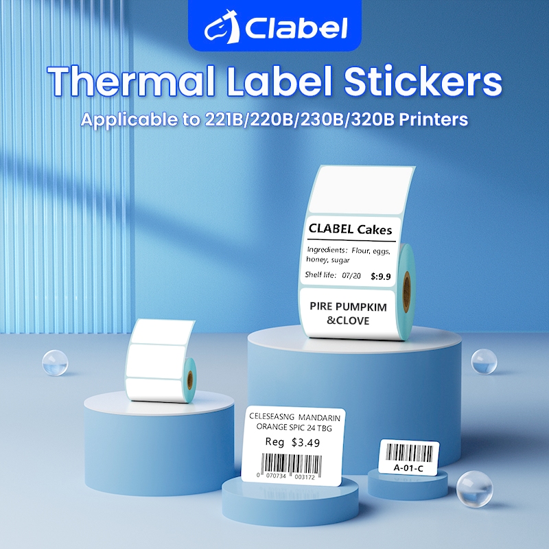 CLABEL 220B/221B/230B/320B Label Sticker, Thermal Sticker, Food Sticker ...