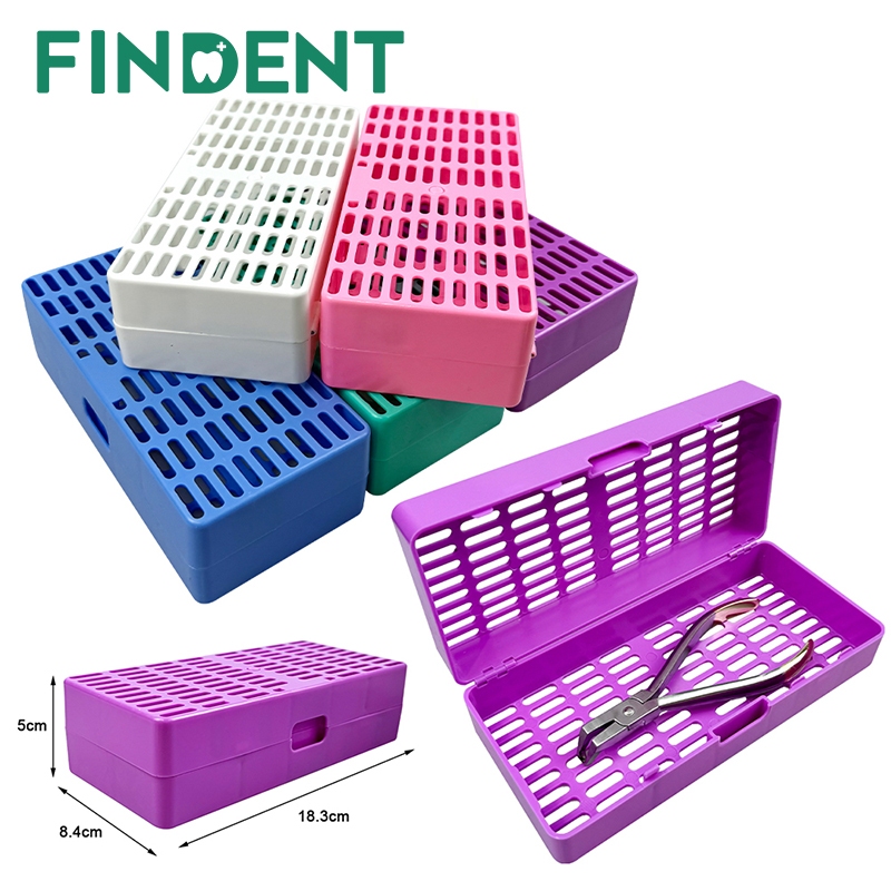 1Pcs Dental Instrument Sterilizing Case Plastic Autoclavale Cassette Box Medical Surgical Pliers ...