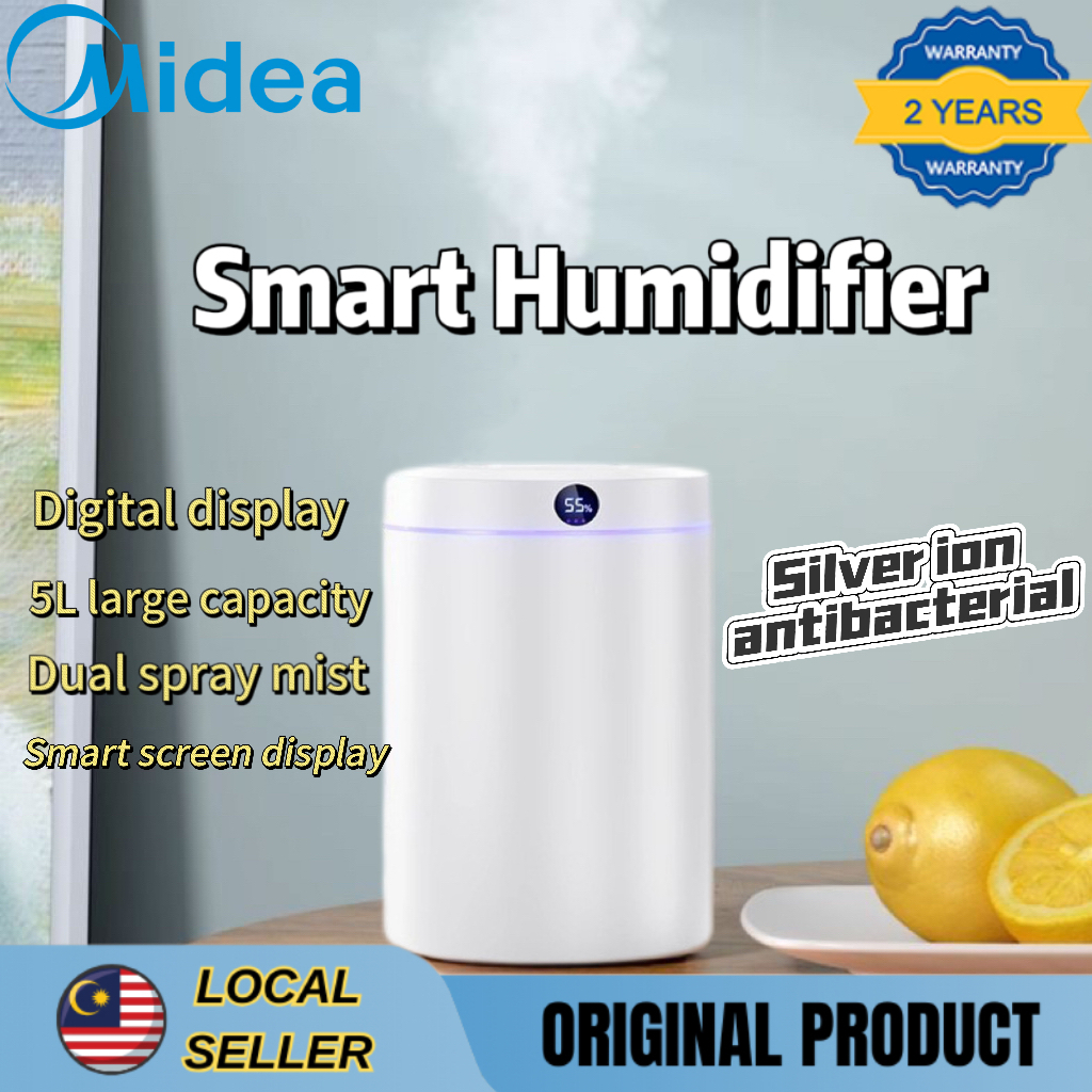 Midea smart humidifier 5L Air purifier humidifier diffuser timing, anti ...