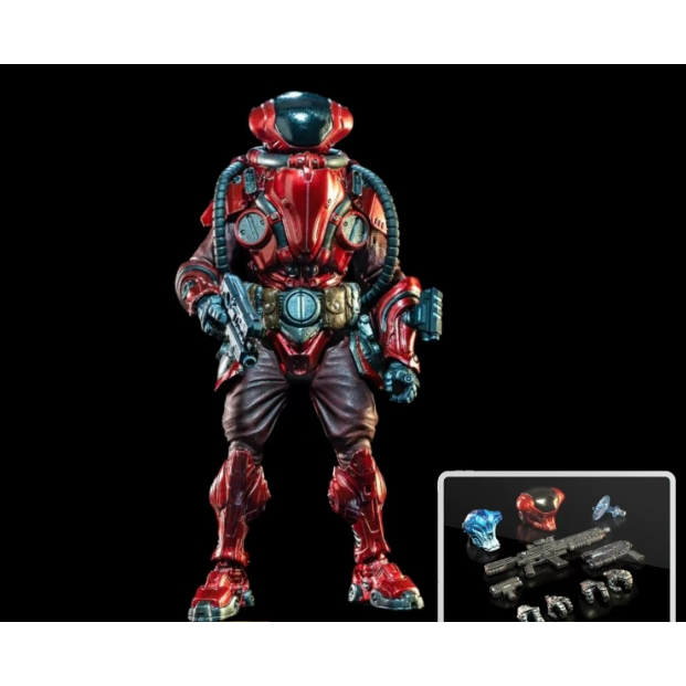 Four Horsemen Space Legion Five Rings Red Pilot Action Figure | Shopee ...