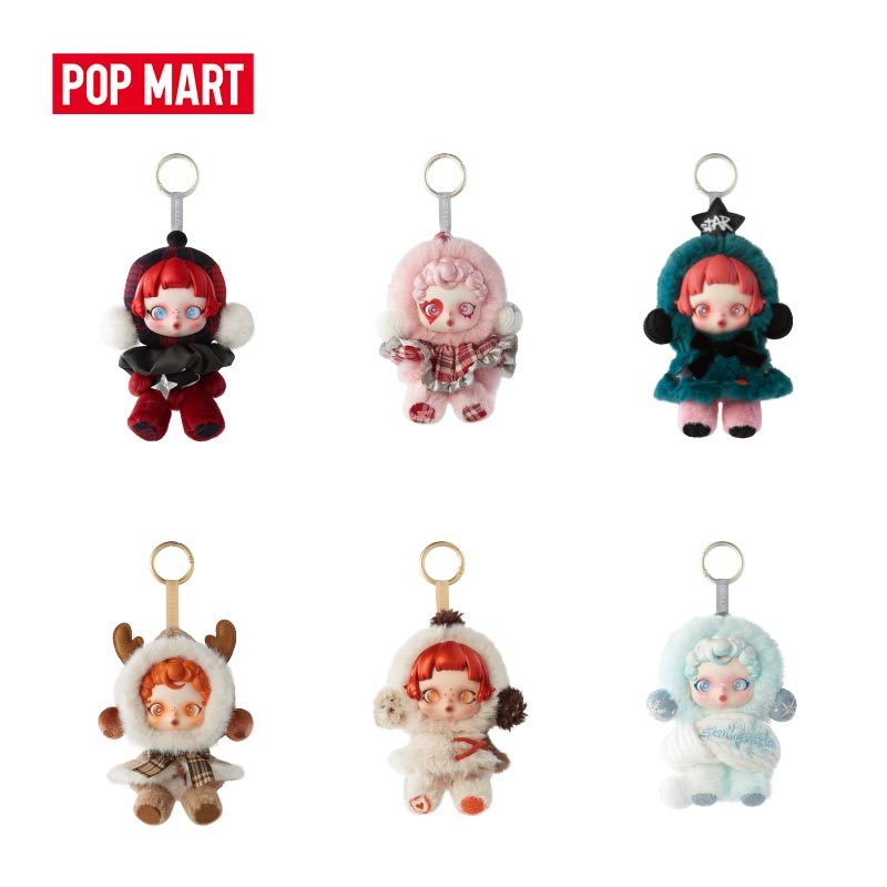 POP MART SKULLPANDA Winter Symphony Series Plush Blind Box Action Toys ...