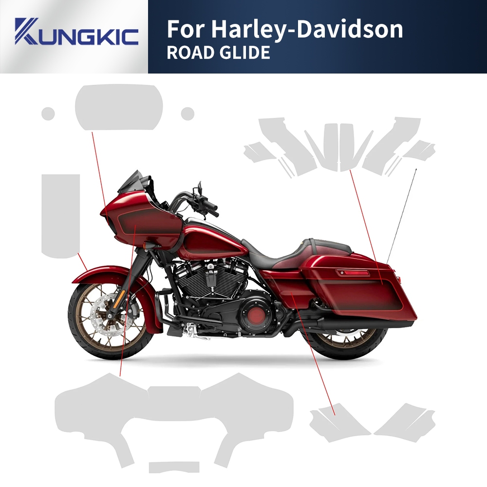 For Harley-Davidson CVO Road Glide PPF Motorcycle Paint Protection Film ...