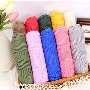 8-strand 100M Macrame Cord Cotton Rope String for DIY Sewing Thread ...