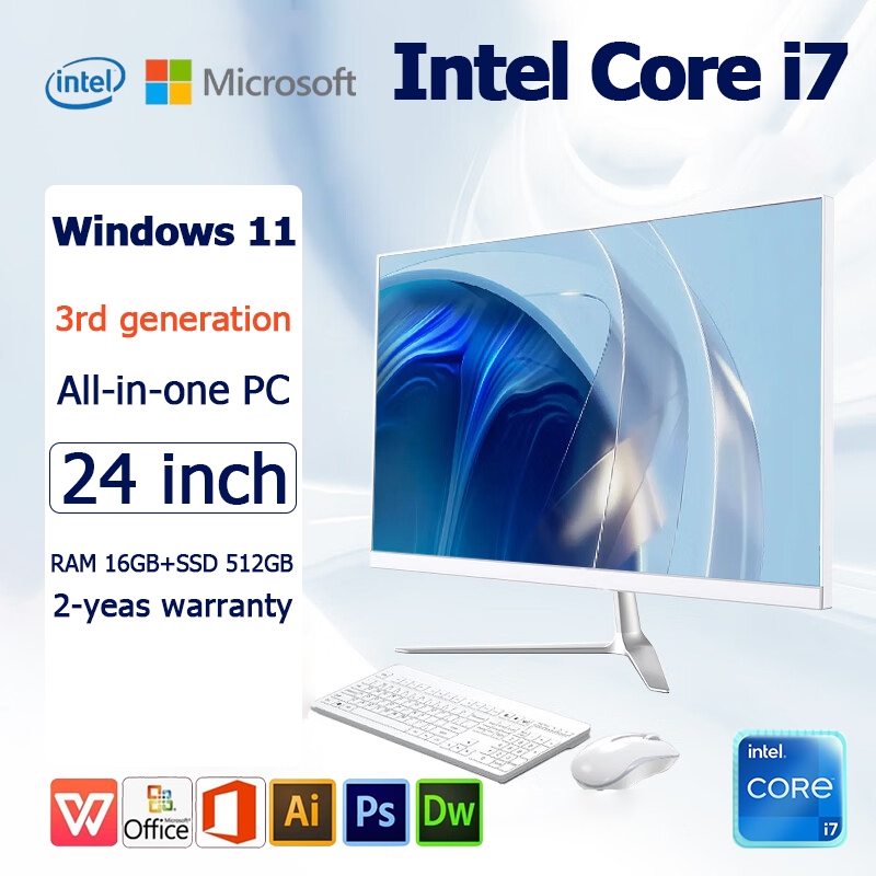 All in One PC Intel Core i5/i7 16G RAM 512G SSD Suitable for Online ...