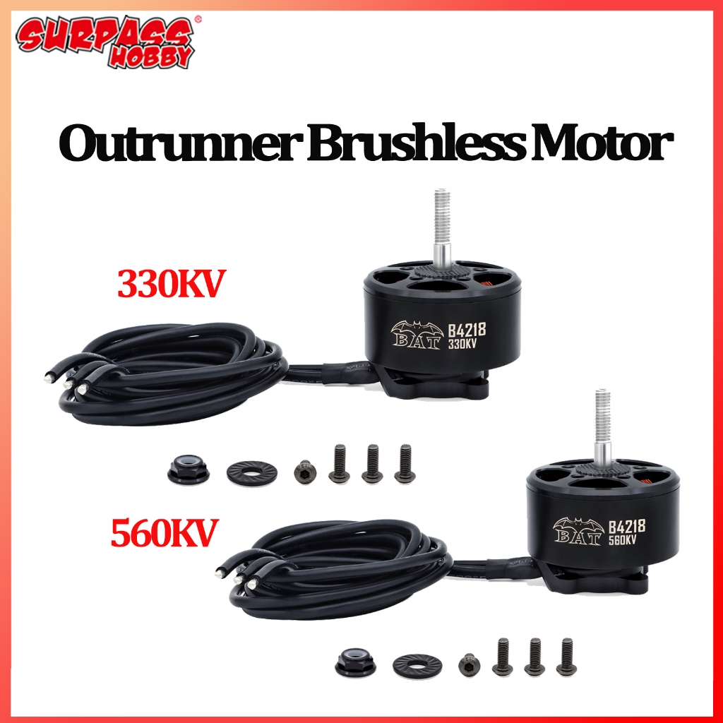 Surpass Hobby SurpassHobby B4218 4218 KV330 KV560 14-Poles M6 Shaft ...