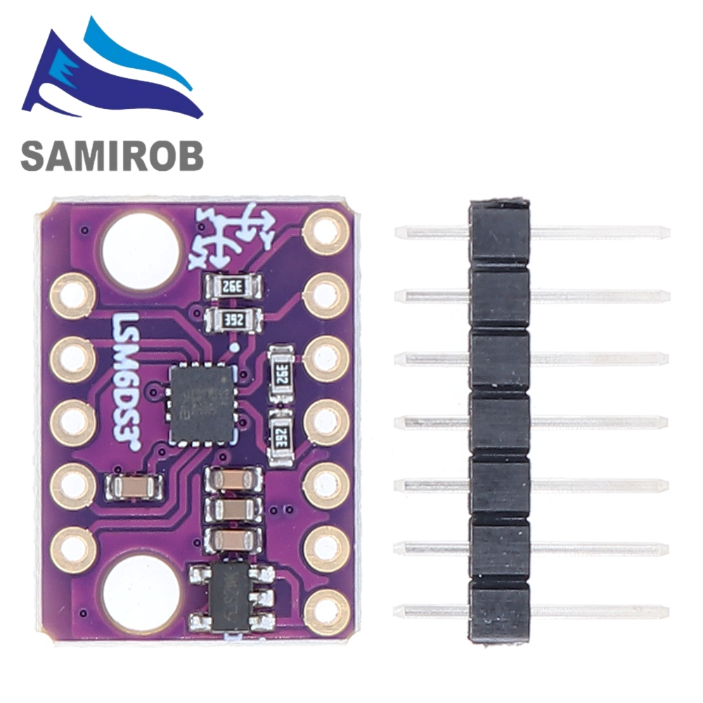 GY-LSM6DS3 Accelerometer Gyro Embedded Digital Temperature Sensor Board ...