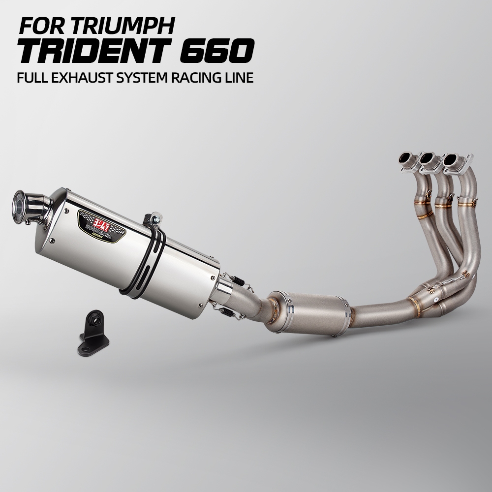 For Triumph Trident Daytona 660 2021 2022 2023 2024 Motorcycle Exhaust ...