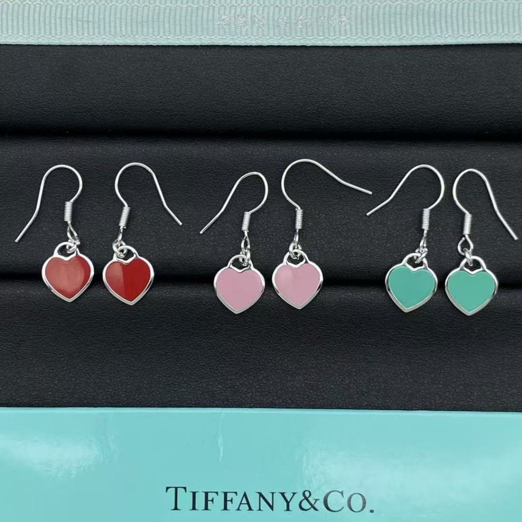 2025 NEW TIFF*NY HEART EARRINGS- ONE PAIR | Shopee Malaysia