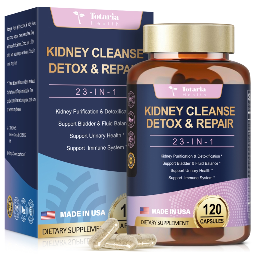 Totaria Kidney Cleanse Detox Repair Capsules With Cranberry Extract ...