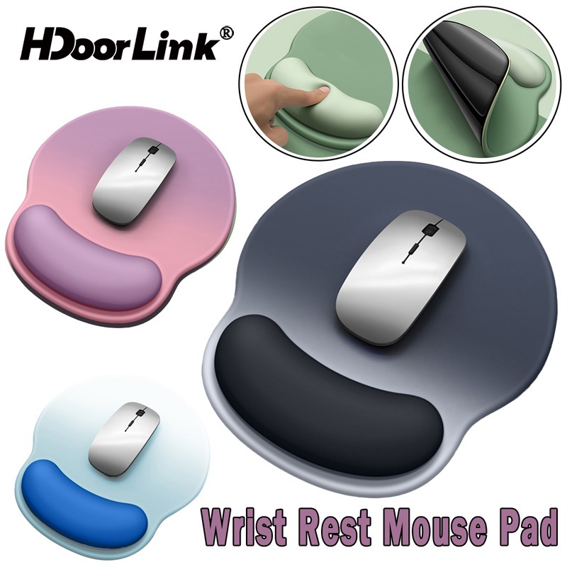 HdoorLink Mouse Pad EVA Support Wristband Mouse Pad Comfortable Non ...