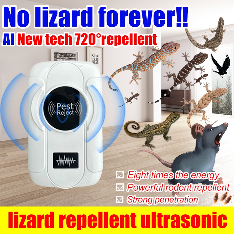 New tech lizard repellent ultrasonic sound wave feared by lizards 360 ...