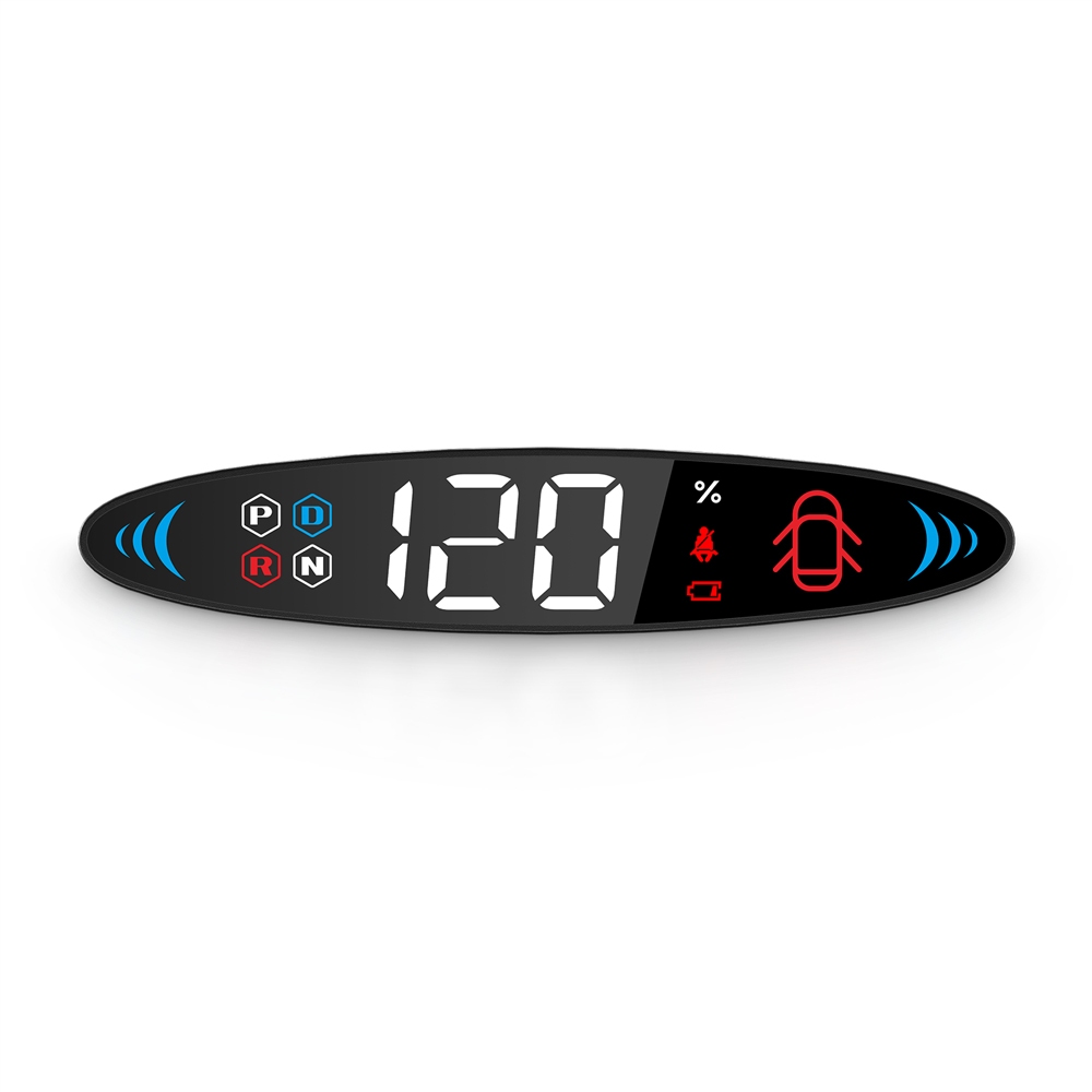 NEW T6 OBD HUD Car Head Up Display with Speedometer Display Turn Signal ...
