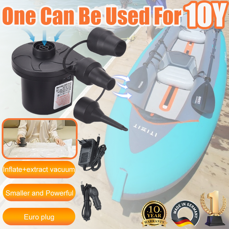 【Fully inflated in 1S】HT-196 PORTABLE ELECTRIC AC AIR INFLATION PUMP ...