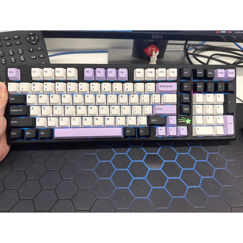 【Keycap Only】Clone GMK Amethyst Keycaps 160 Keys Cherry Profile PBT ...