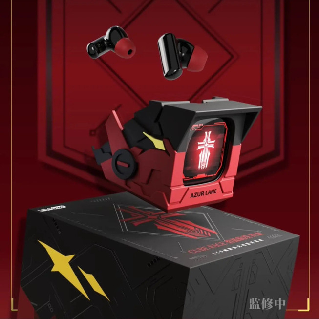 New CUBE FACE Blue Airline Iron Blood LCD Touch Screen True Wireless ...