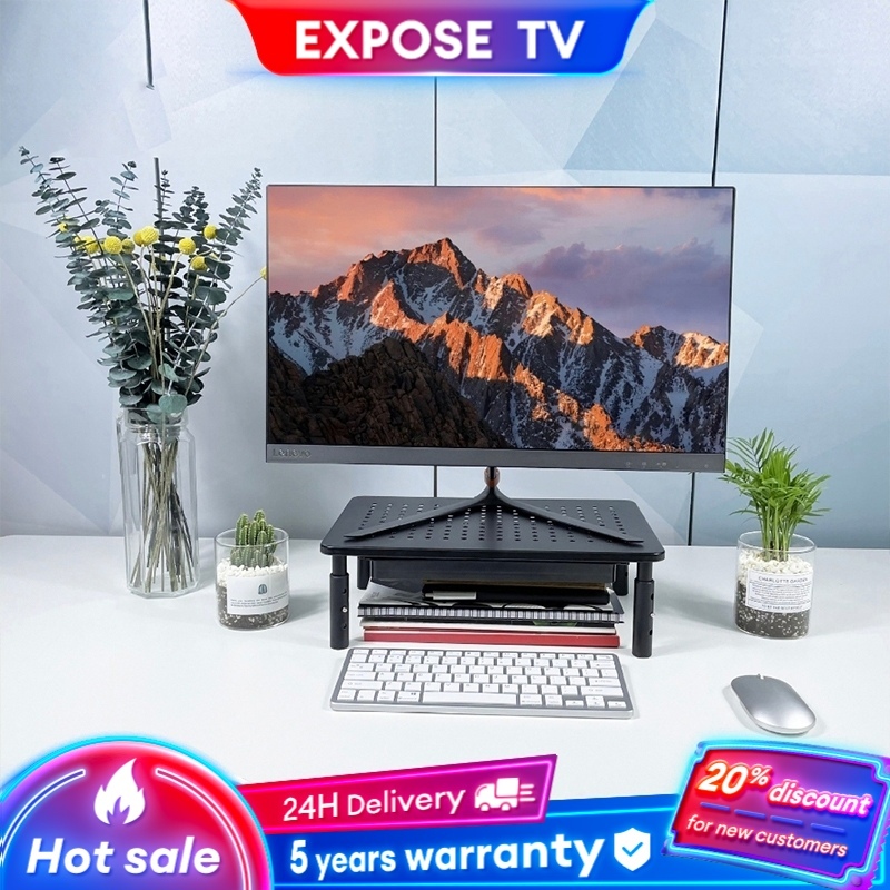 Monitor Computer Stand Adjustable Laptop Desktop Base Storage Rack ...