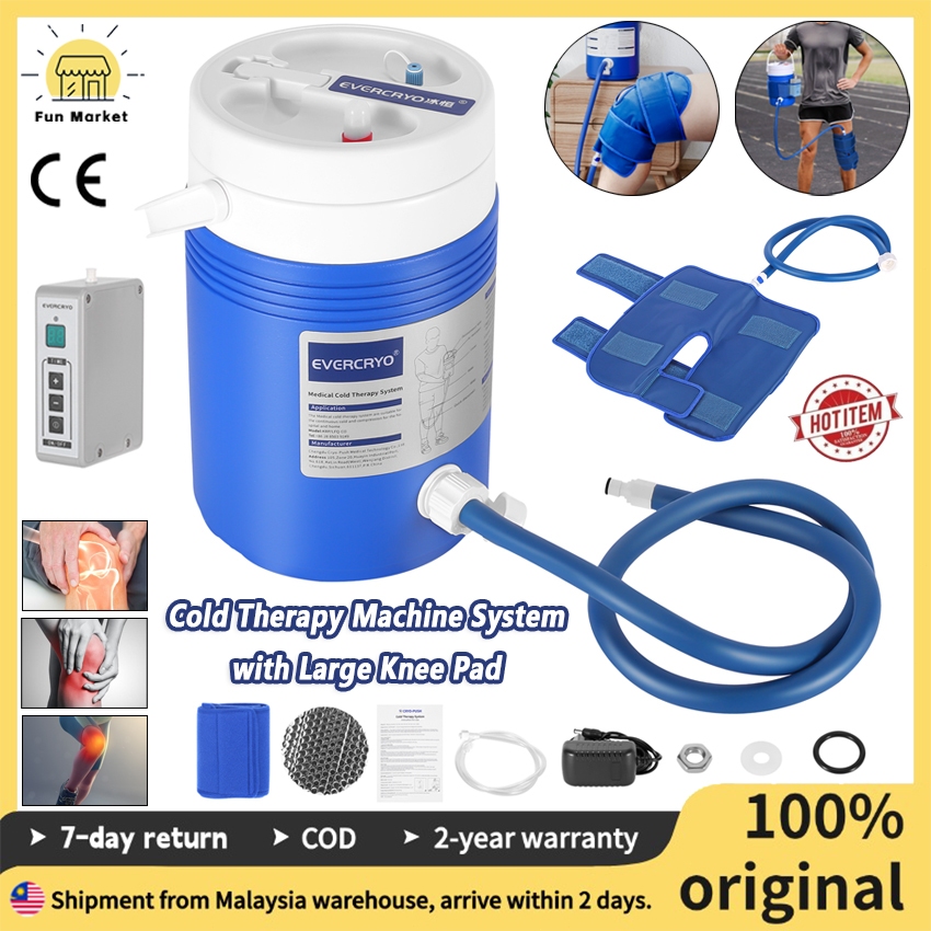 【Local delivery】1 Set Cold Therapy Machine System with Large Knee Pad ...