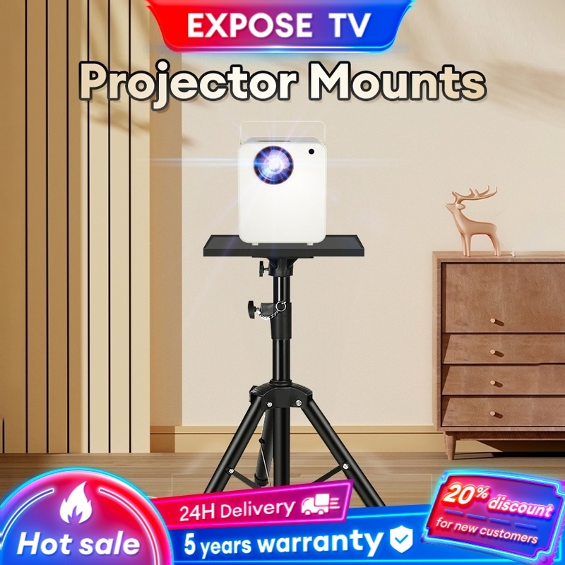 Projector Mount 60-120cm Adjustable Height Projector Stand Tripod ...