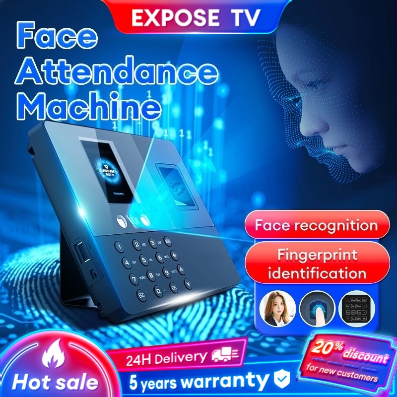 Fingerprint Attendance Machine Chinese English Punched-card Machine ...