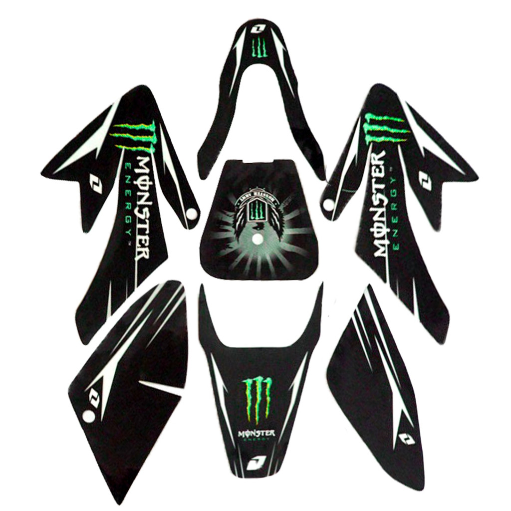Graphics Kit Decal Stickers for Honda CRF70 XR70 125CC 140CC 160CC ...