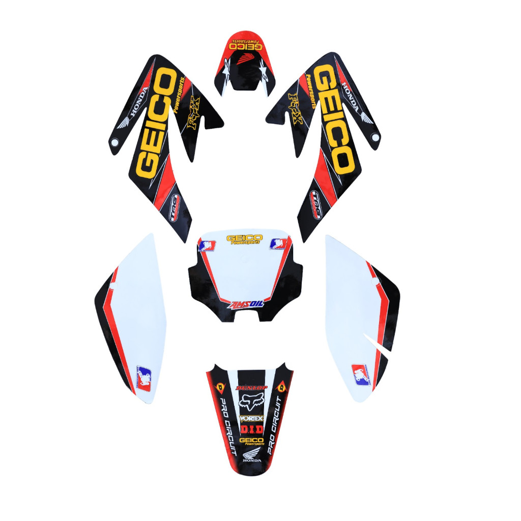 Stickers Decal Graphics Kit for CRF70 XR70 Dirt Pit Bike Thumpstar ...
