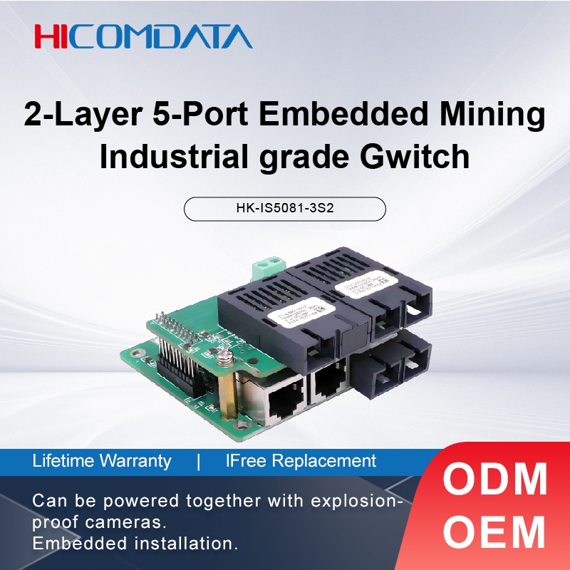 HICOMDATA Mining Industrial-Grade 2-Layer 5-Port Switch PCBA | 3 ...