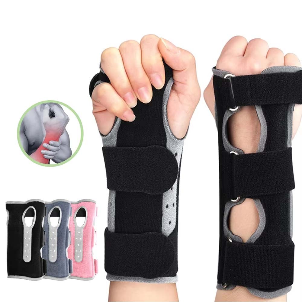 NEENCA 1Pcs Wrist Brace with Splint Tendonitis Women Men Sprained Wrist ...