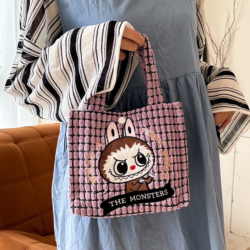 Labubu Handbags Labubu Tote Bag Labubu Plushie Bag Kawaii Shoulder Bag ...